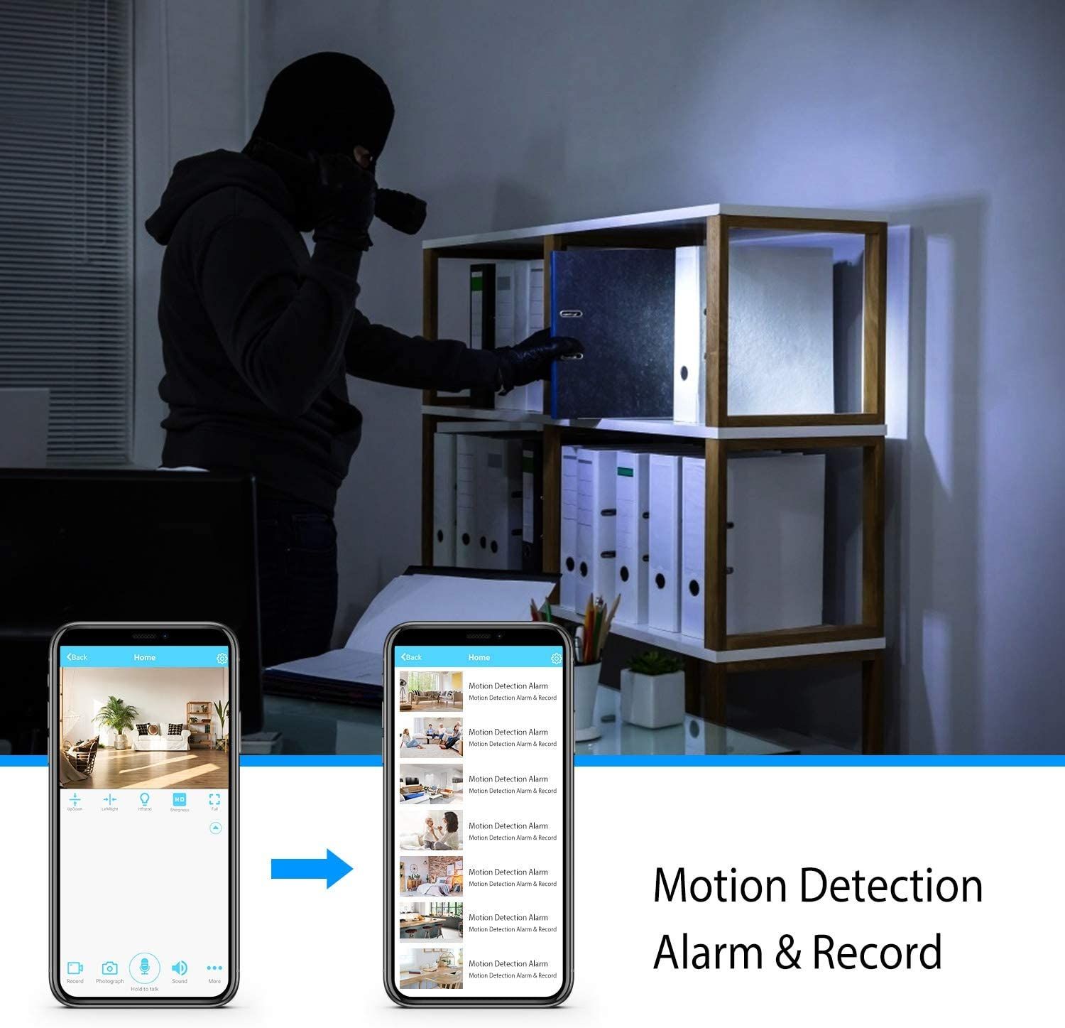 Mini Hidden Camera WiFi HD 1080P Spy Camera Small Wireless Security ...