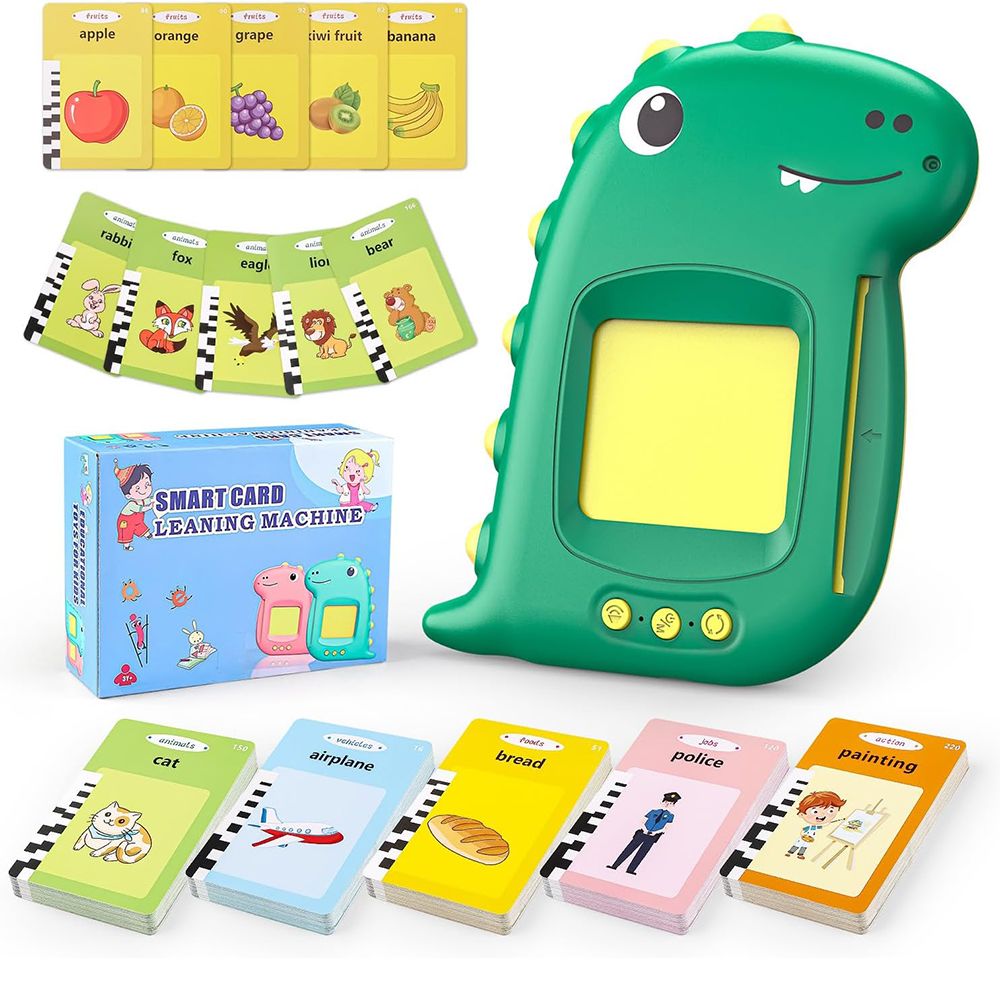 Pocket Speech Therapy Dinosaur Toys,112 Sight Words Talking Flash Cards ...