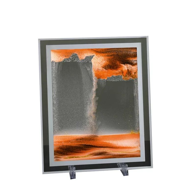 Moving Sand Art Picture Rectangle Glass 3D Deep Sea Sandscape in Motion ...