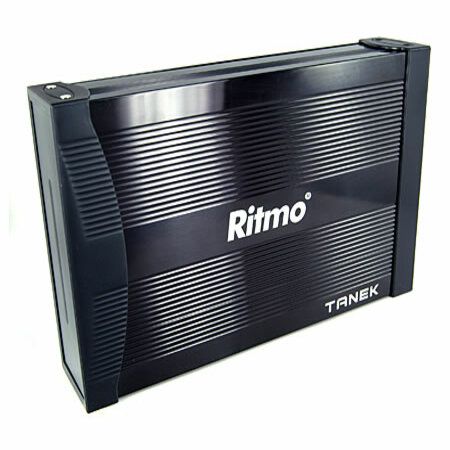 RITMO 5.25" Inch Aluminium External HDD CD / DVD Rom Enclosure Box in Black