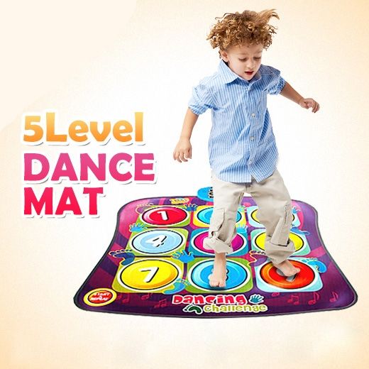 Children's Electronic Multi-Coloured Dancing Challenge Dance Playmat ...
