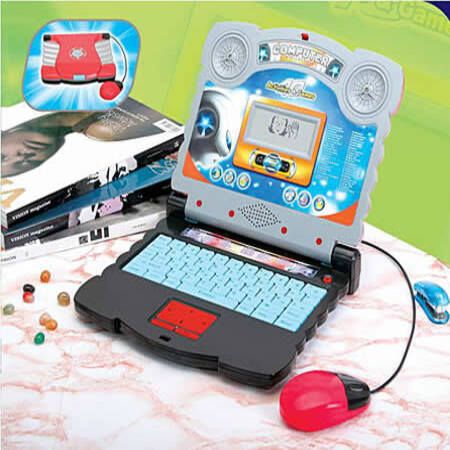 Children's Fun Educational Learning Laptop Computer in Red