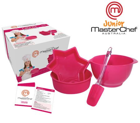 Junior Masterchef 4 Kids Who Cook Cake Kit Cooking Set - Ages 3 - 15 Years