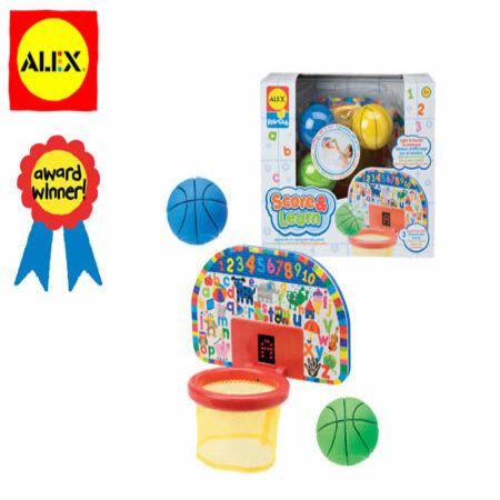 Alex Rub a Dub Score & Learn Basketball Bathtub Bath Play Toy Set