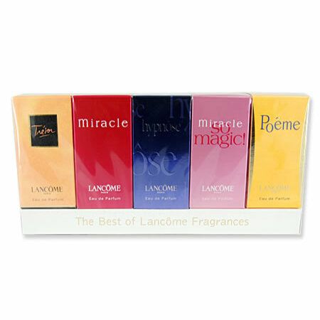 Lancome Fragrance Collection 5 Pc Travel Gift Set MINI EDP Perfume ...