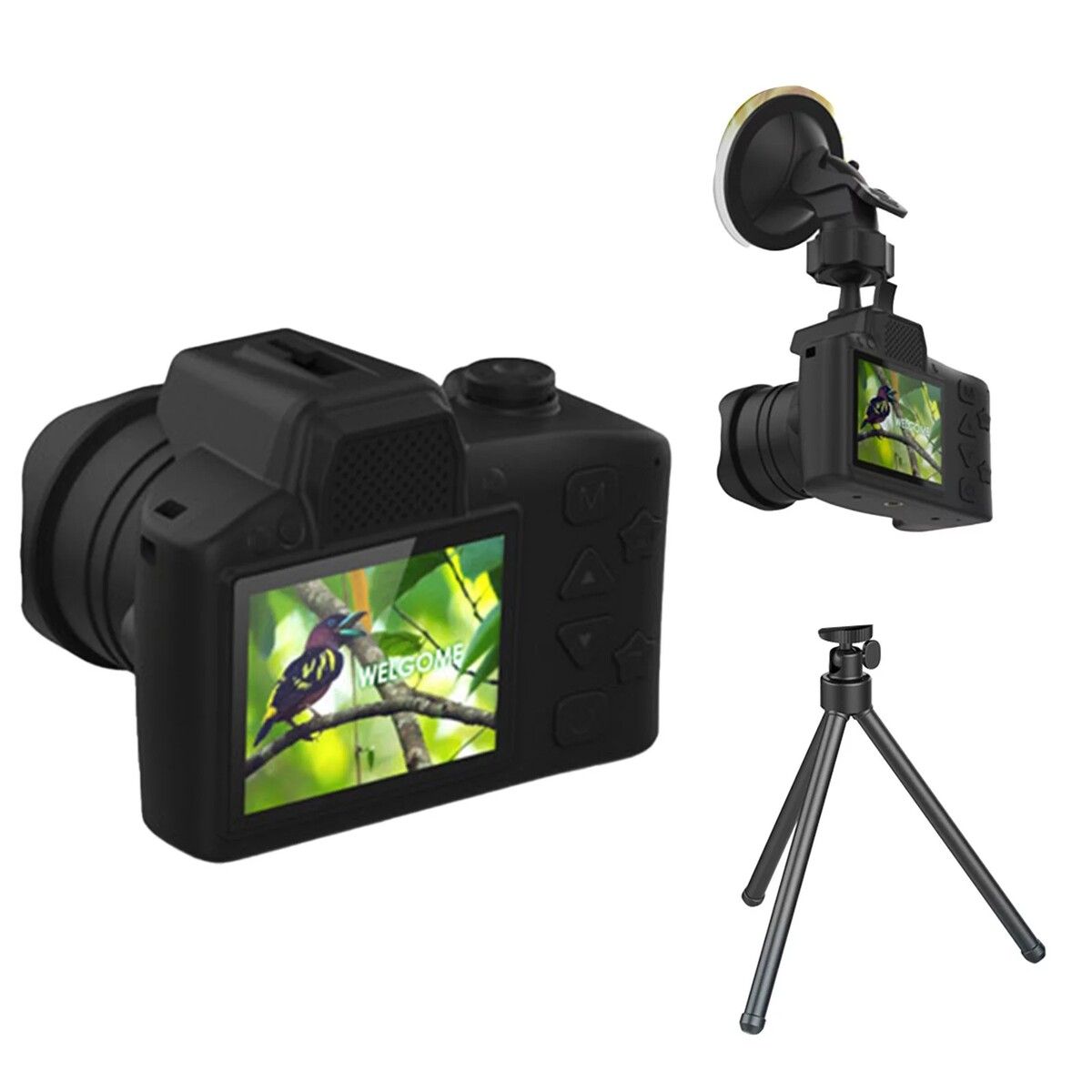 Digital SLR Camera 30x Zoom Recorder HD Dual Camera Camcorder with Long ...