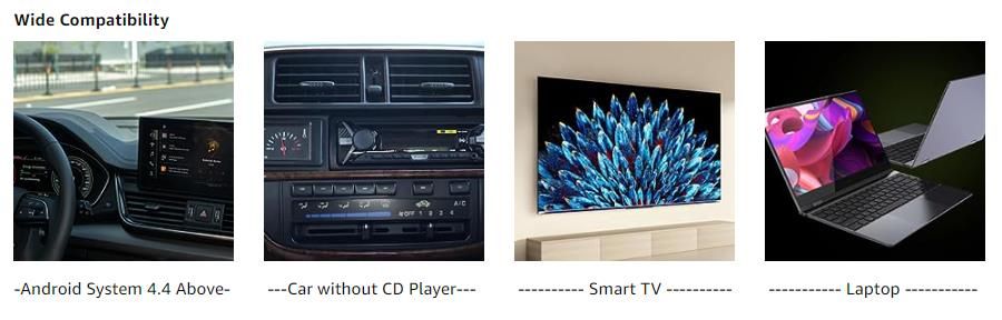 External USB CD Player for Car,Homlab Portable Plugs in CD Player,for ...