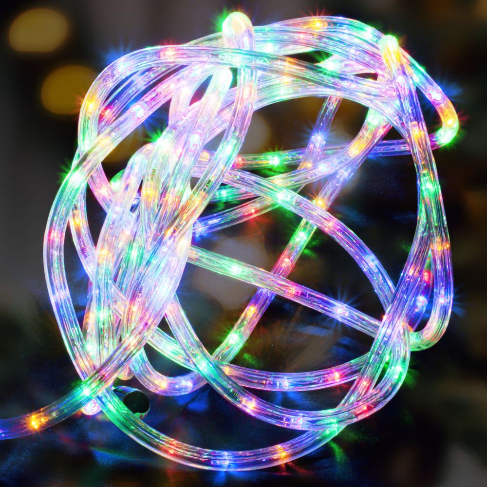 Stockholm Christmas Lights LED Ropelight Multi Colour LEDs Flash Xmas ...