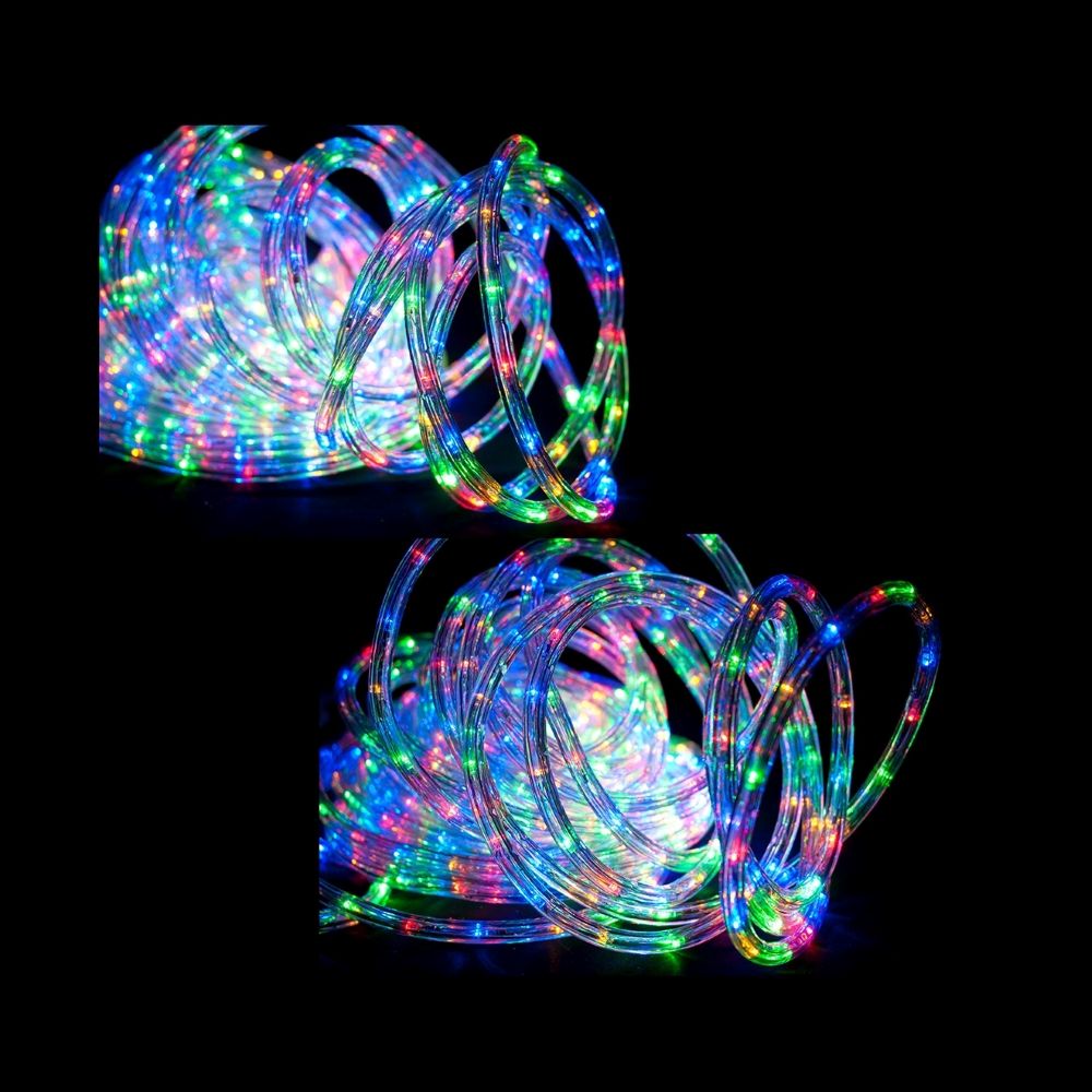 Stockholm Christmas Lights LED Ropelight Multi Colour LEDs Flash Xmas ...
