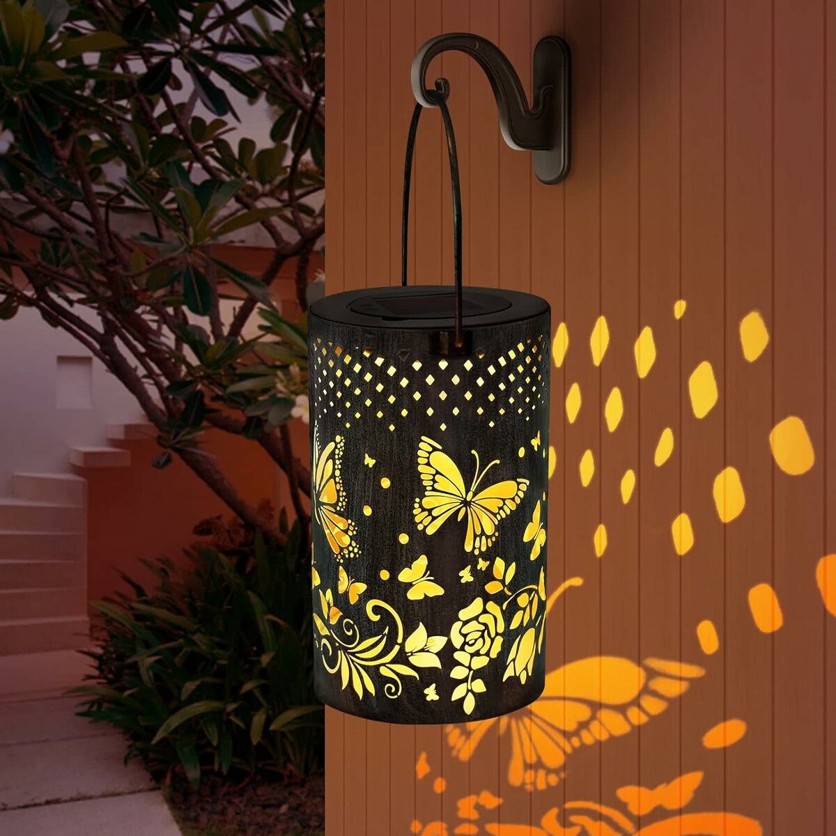 Hanging Solar Lanterns Outdoor, Garden Lanterns, Outdoor Solar Lantern ...