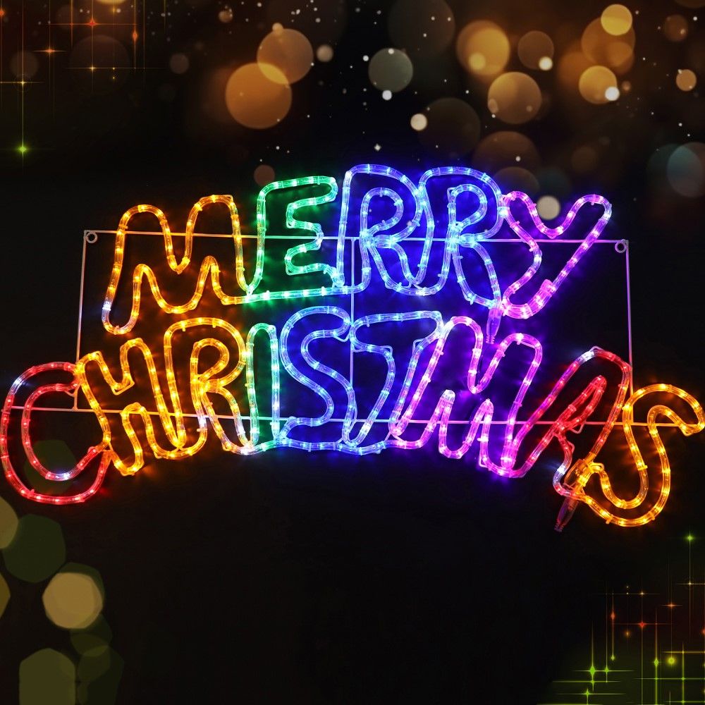 Stockholm Christmas Lights Ropelight LED Motifs Merry Christmas ...