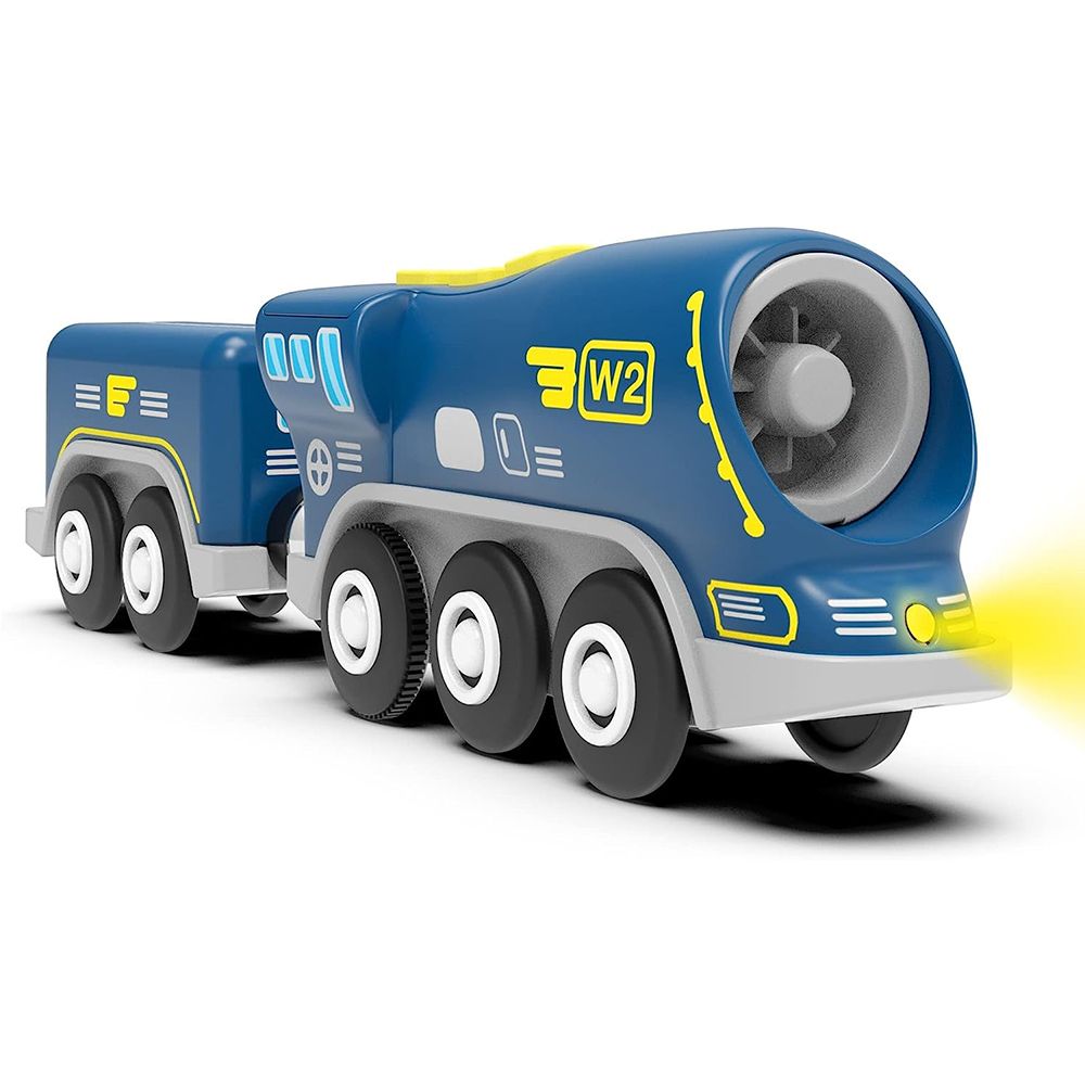 Wooden Train Track Accessories Battery Operated Locomotive Train ...