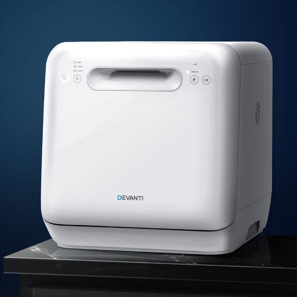 Devanti Benchtop Dishwasher 3 Place Bench Top Countertop Dish Washer ...