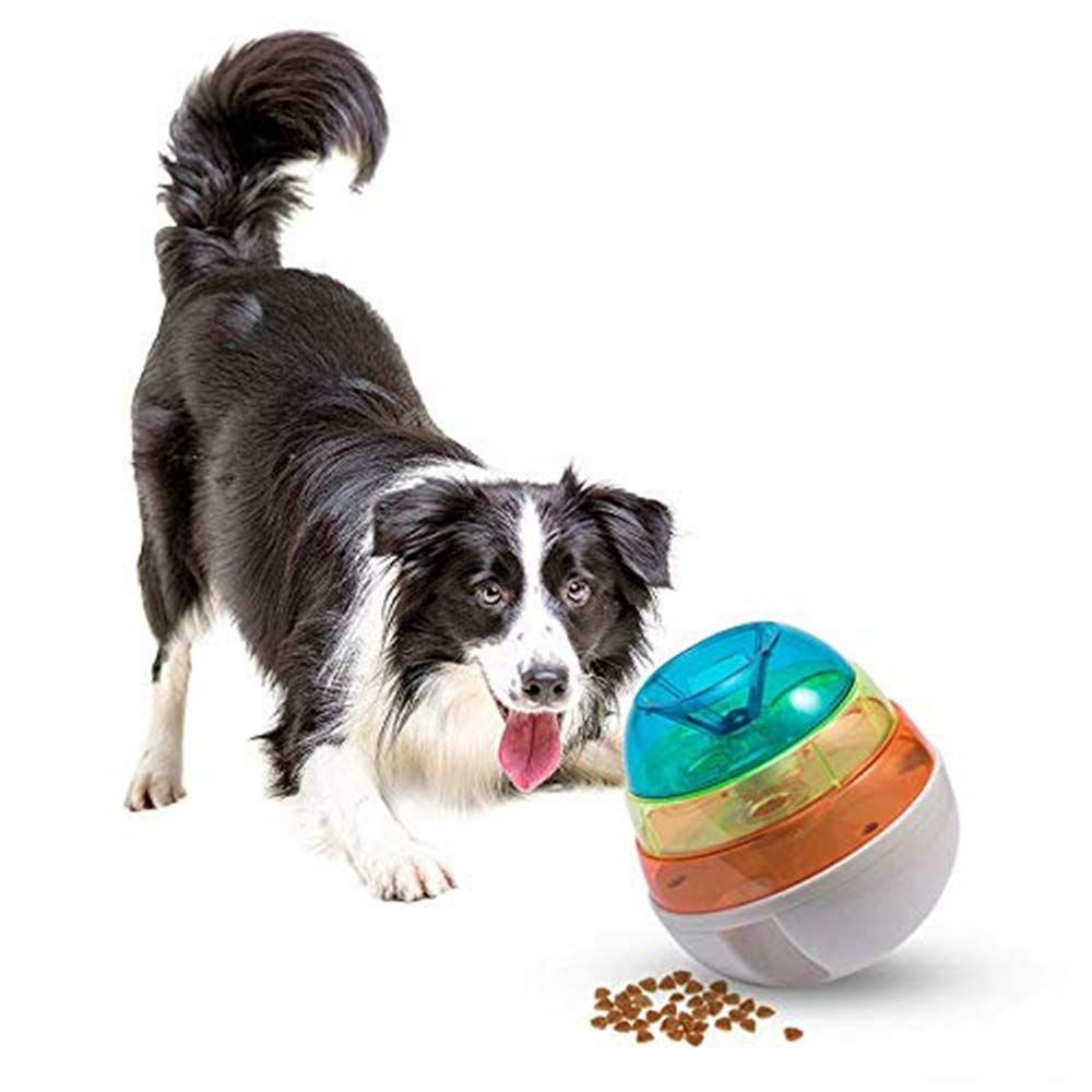 Dog Treat Dispensing Toy - Interactive Dog Treat Toys Pet Treat Ball ...