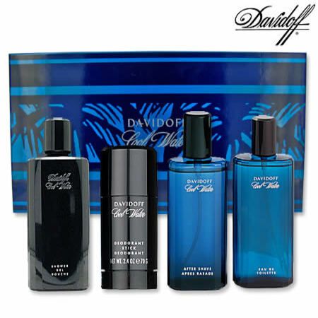 Davidoff Cool Water 5 Pc Gift Set 125ml EDT SP Perfume Fragrance For Men