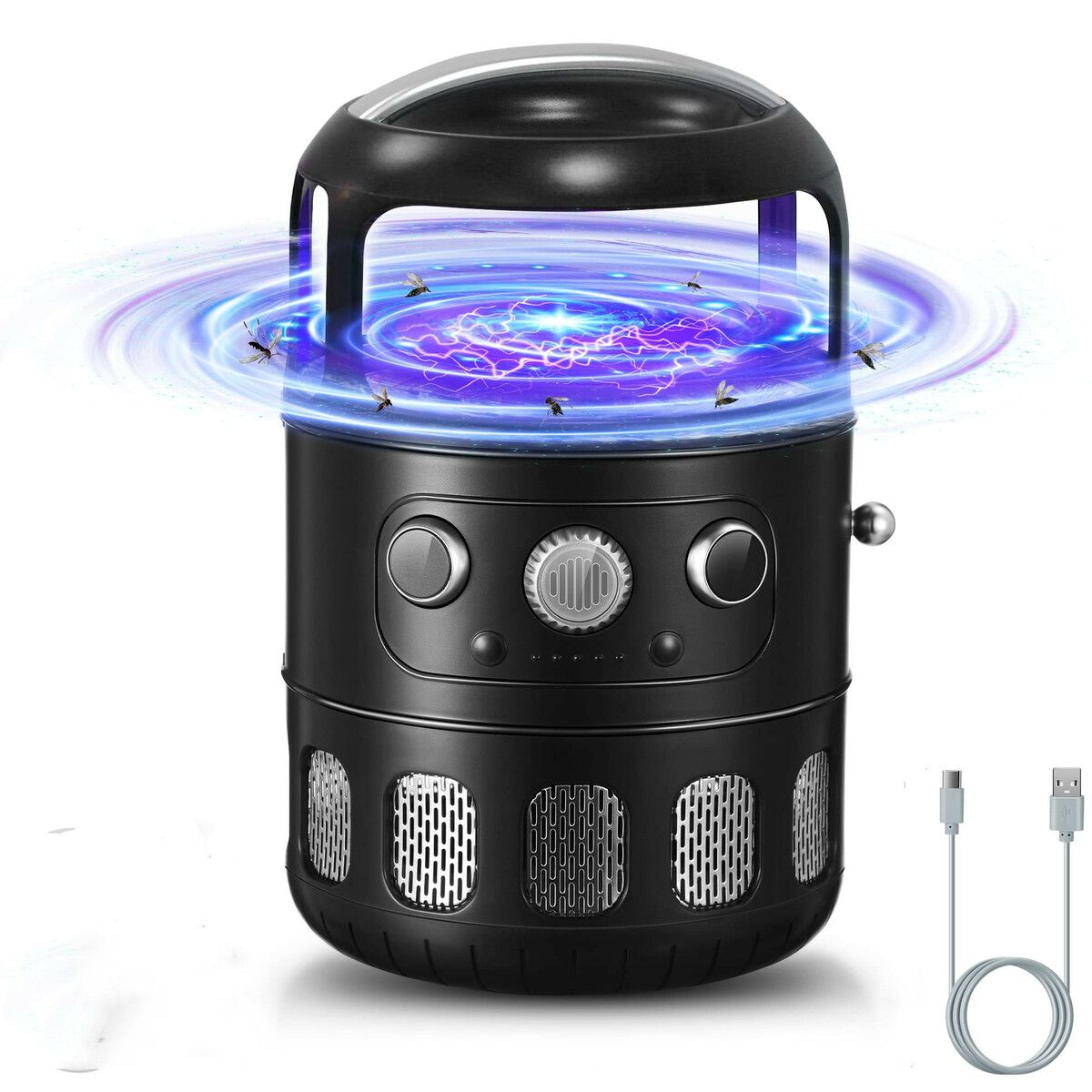 Bug Zapper Indoor Electric Fruit Fly Traps UV LED Bionic Wave Mosquito ...
