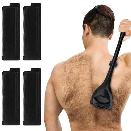 Back Shaver Bakscape Back Hair Shaver with Long Handle Grooming Kit ...