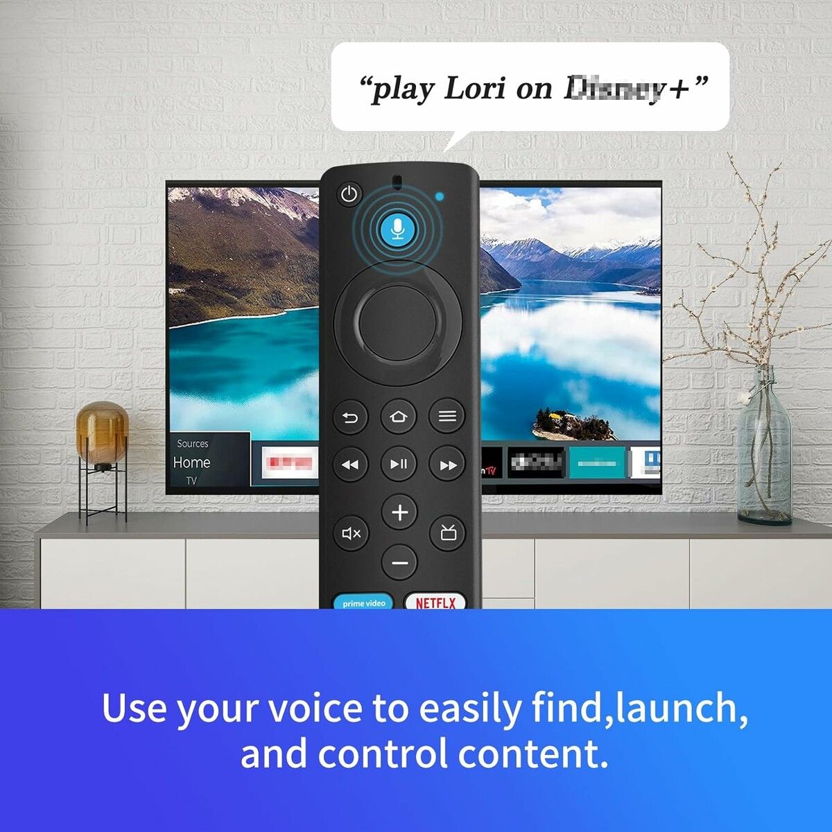 L5B83G (3rd GEN) Replacement Voice Remote for Smart TVs Stick (2nd Gen ...