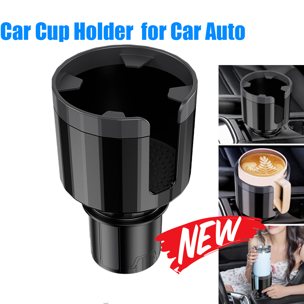 Car Cup Holder Adapter Expander for Bottles & Big Drinks Stable Fit for ...