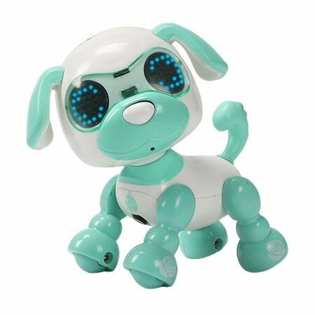(Green)Interactive Robot Dog Toy - Cute Gesture Sensing Puppy ...