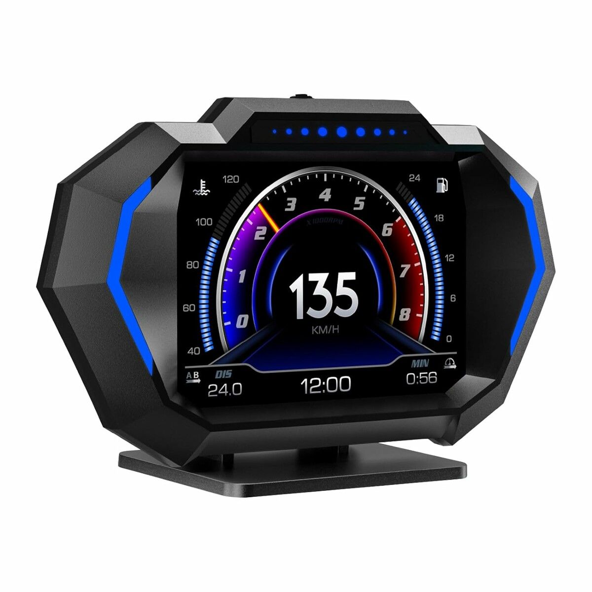 HUD Heads Up Display for Car, OBD and GPS Multi Data Monitor Digital ...