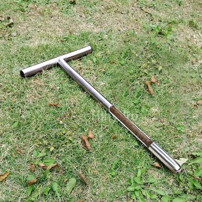 12 Inch Soil Sampler Probe with T Handle, Stainless Steel Soil Probe ...