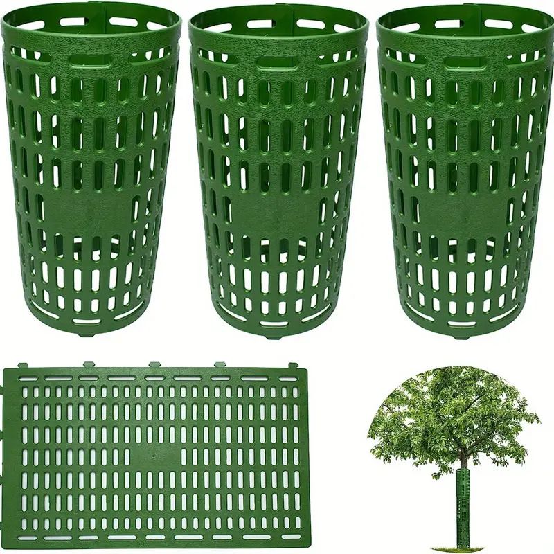3 Pack Tree Trunk Protectors, Heavy Duty Extendable Tree Guards Against ...