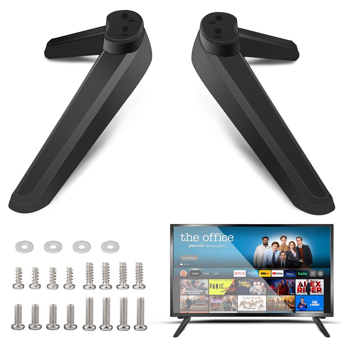 TV Stand Universal Pedestal Feet for 27 28 29 30 32 37 40 55 Inch TCL ...