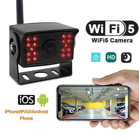 Car WiFi Rear View Camera Truck Vehicle Bus HD Night Vision Wireless ...