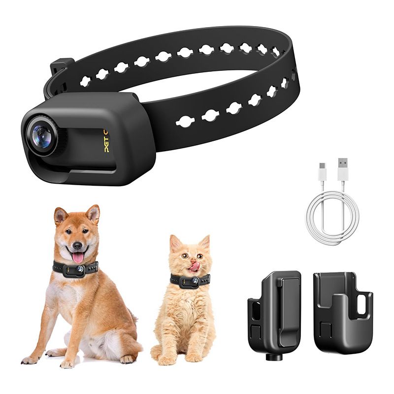 4K WiFi Pet Collar Camera HD Mini Action Video Recording Night Vision ...