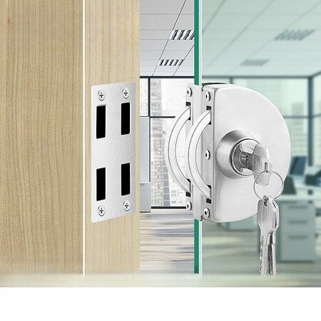 304 Stainless Steel Home Office Key Thumb Turning Way Single Sliding ...