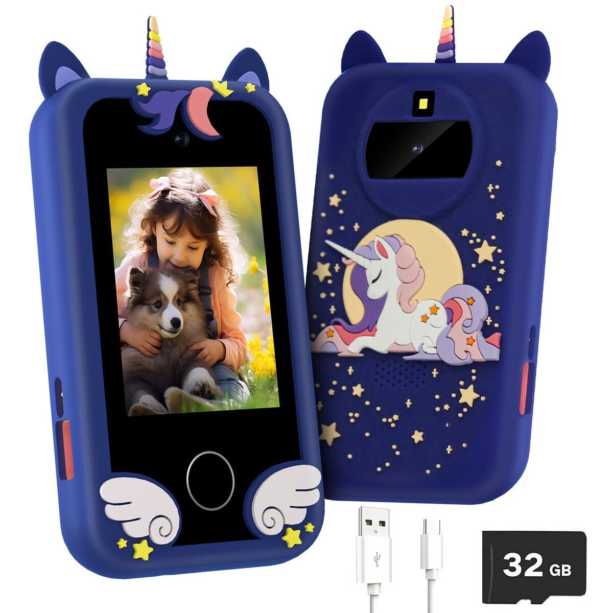 Kids Smart Phone Toys, Touch Screen MP3 Player, Learning Toys ...