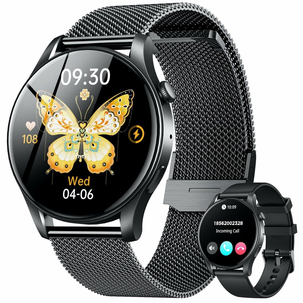 Smartwatch for Men 1.43" Touchscreen Smart Watch Answer/Make Call with ...