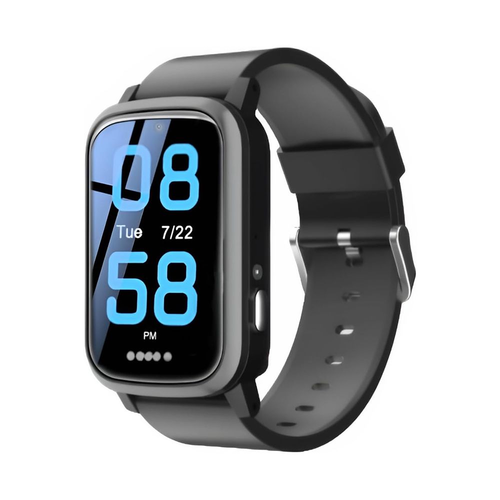 Elderly 4G Cellular Rectangular Smart Watch, Senior Safety with Fall ...