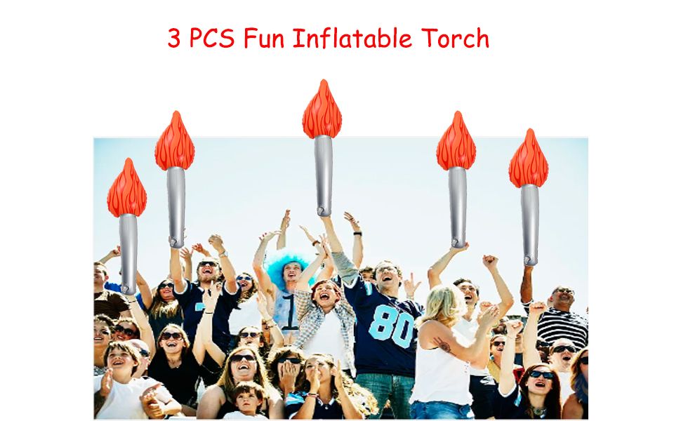 Fake Torch 18" Cutouts - Flameless Paperboard Props For Medieval/Sports ...