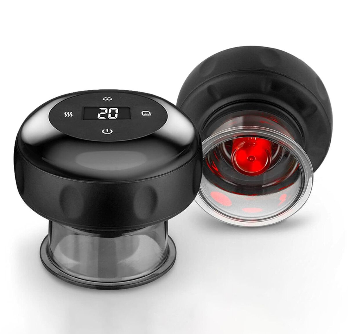 5-in-1 Smart Cupping Massager,Red Light Massager,Knots,Aches,Muscle ...