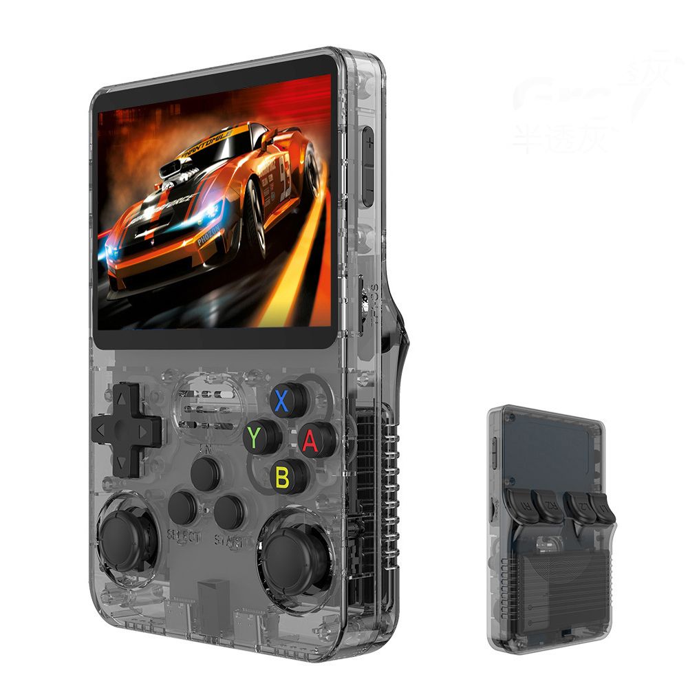 Handheld Game Console 3.5 inch Preinstalled Emulator System Transparent ...