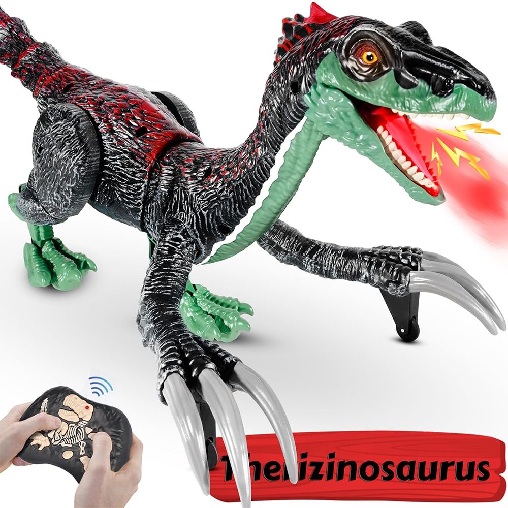 Remote Control Toys for Kids 3-12, Jurassic Therizinosaurus Toys ...