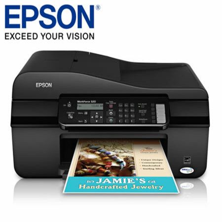 Epson Workforce 320 All-in-one 4 Colour Multifunction Inkjet Printer ...