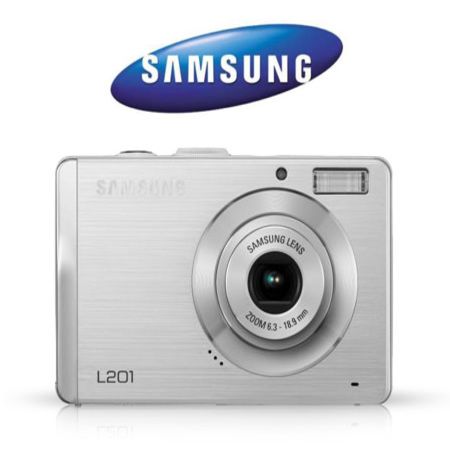 SAMSUNG Digital Camera L201 10.2 MP 3xOZ 2.7" Bright LCD - Silver