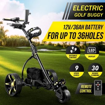 New Remote Control Golf Trolley 3 Distance Electric Foldable Golf Buggy ...