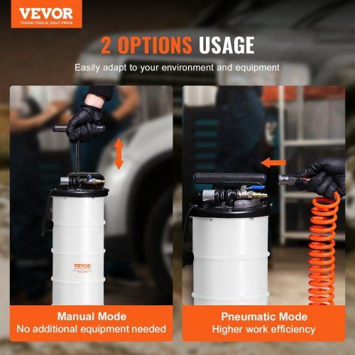 Fluid Extractor, 6.5 Liters Capacity, Pneumatic/Manual Oil Changer ...