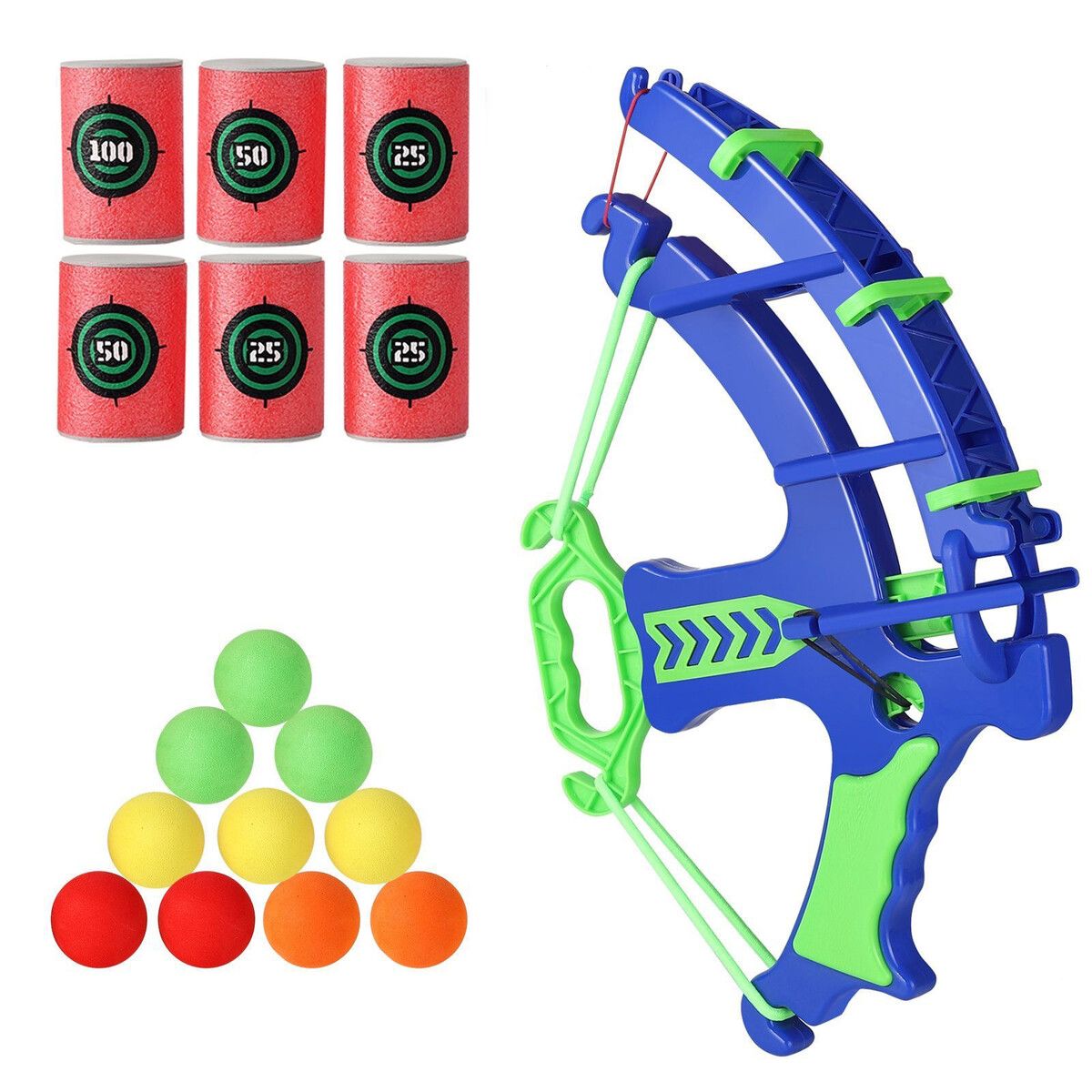 Strike Archery Bow With 5 Ball And 6 Shooting Targets for Kids EVA ...