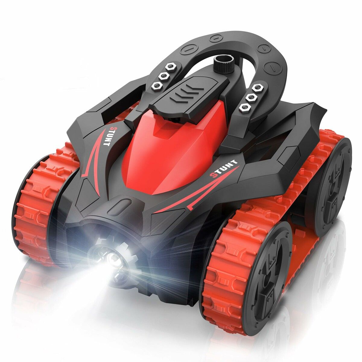 Remote Control Crawler Tracked Stunt Car, 360 Degree Upright Rotating ...