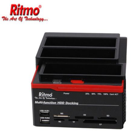 Ritmo Triple 2.5" / 3.5" USB 2.0 IDE SATA HDD Docking Station Combo ...