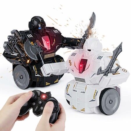 Remote Control Rotating Fight Robot Toys Battle Bots,2-Player Electric ...