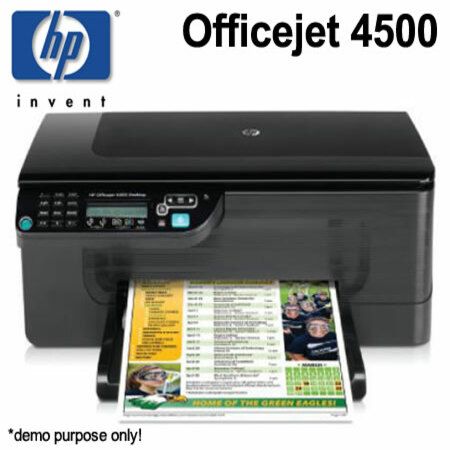HP Hewlett Packard Officejet 4500 All-In-One Inkjet Printer - G510b ...