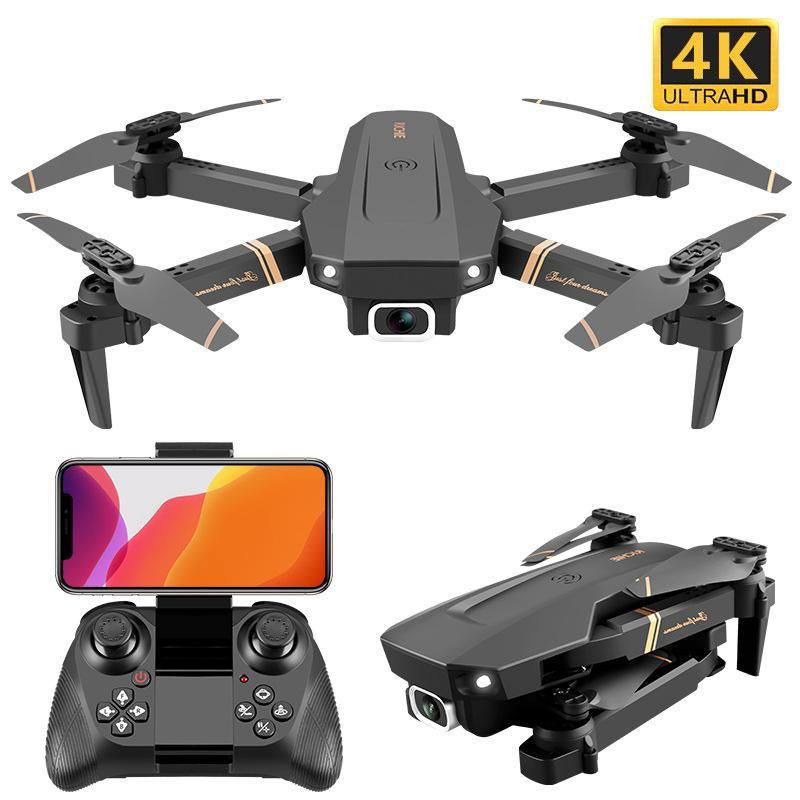 4K WiFi Drone Foldable Quadcopter with Wide-Angle Lens for Panoramic ...