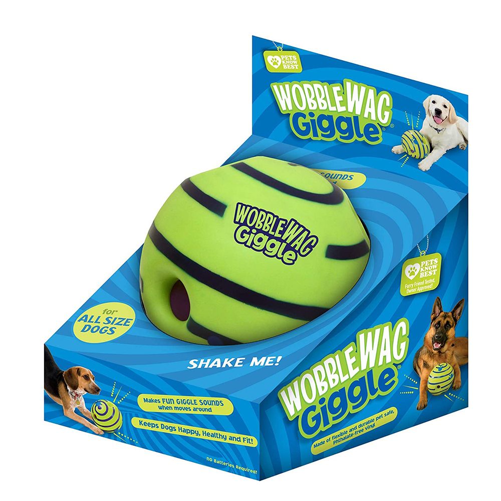 As Seen on TV Giggle Ball - The Interactive Dog Toy that Giggles with ...