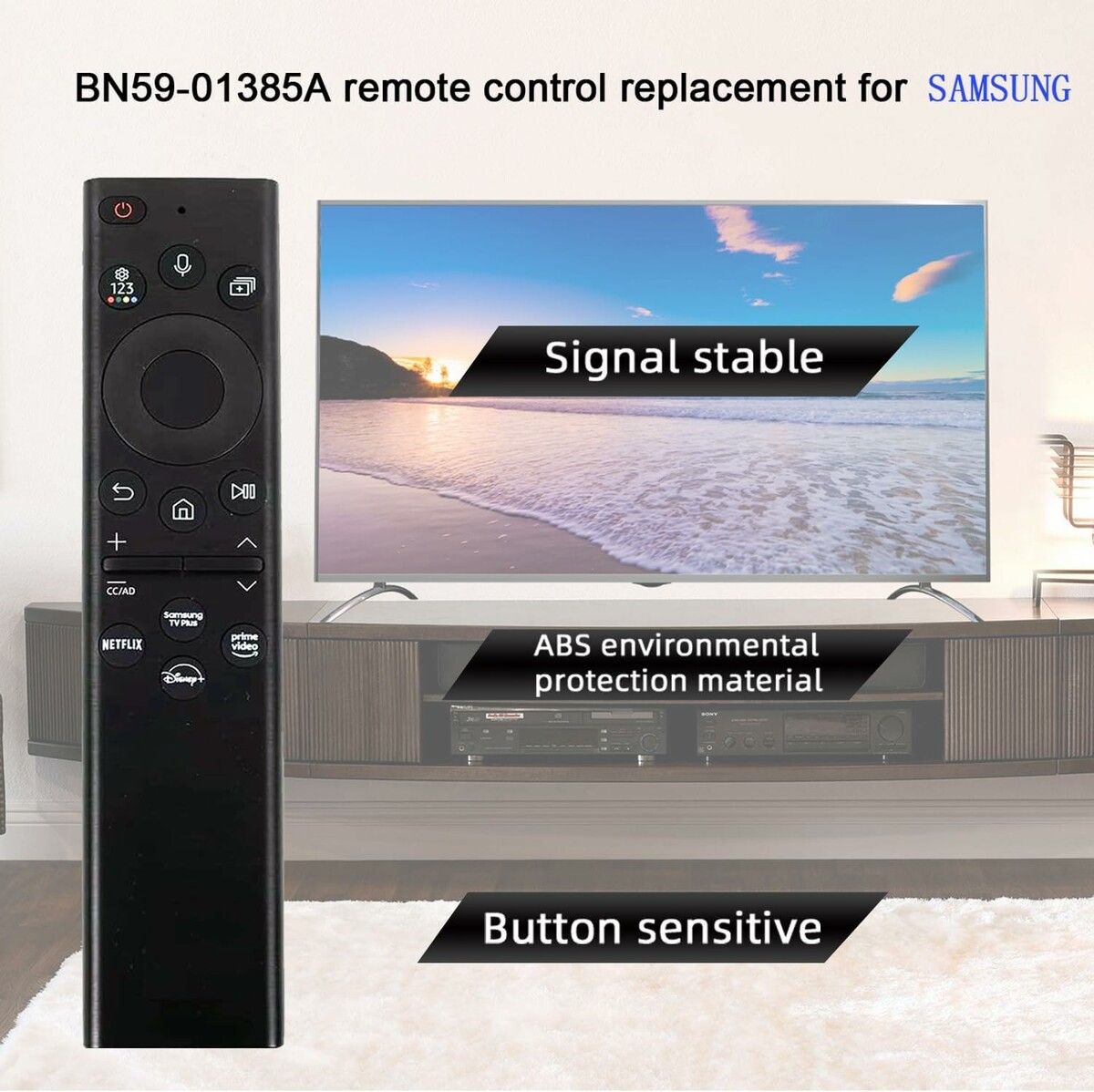Samsung Smart TVs Voice Remote Control Activated Replacement for ...